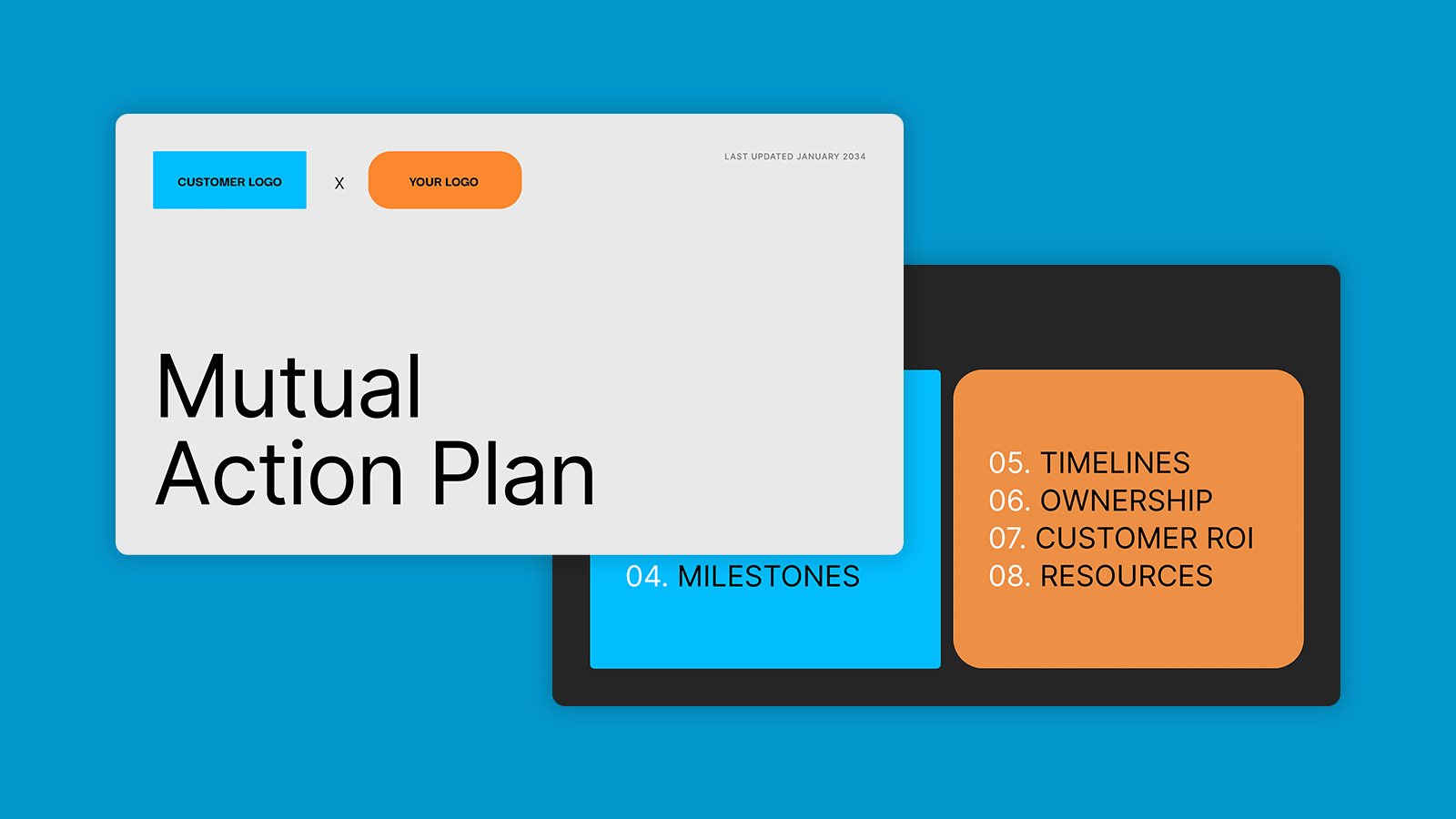 Mutual Action Plan template | Pitch