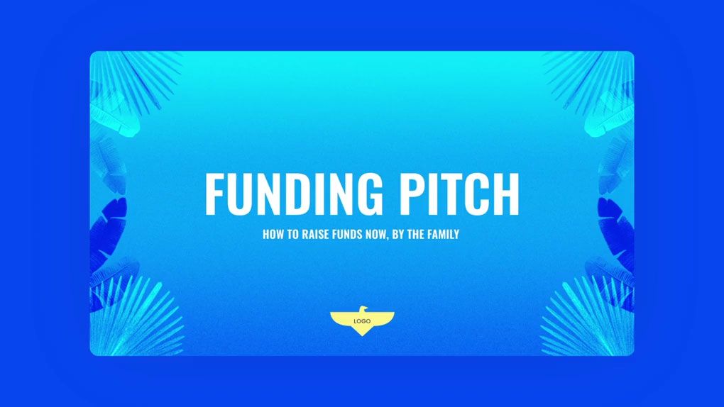 Funding Pitch template | Pitch