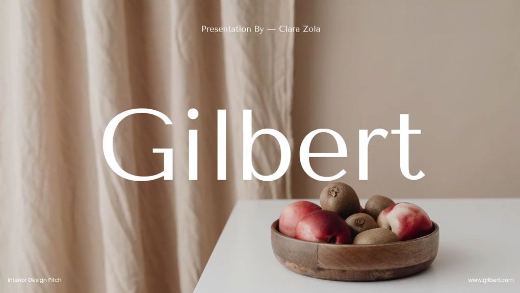 Interior Design Proposal template | Pitch