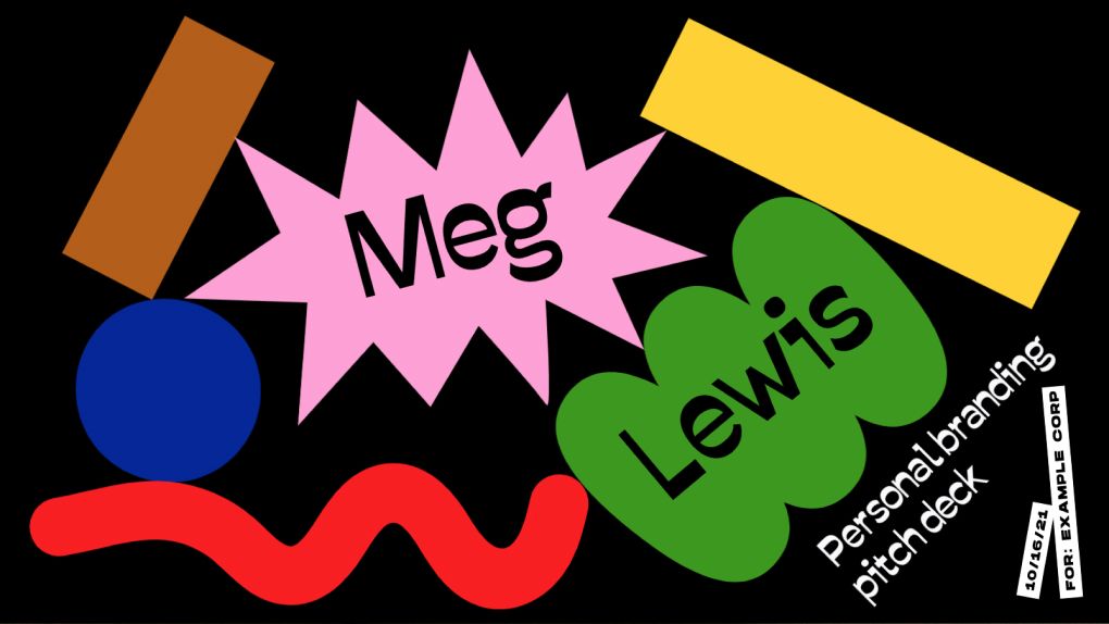 Personal Branding Pitch Deck template | Pitch