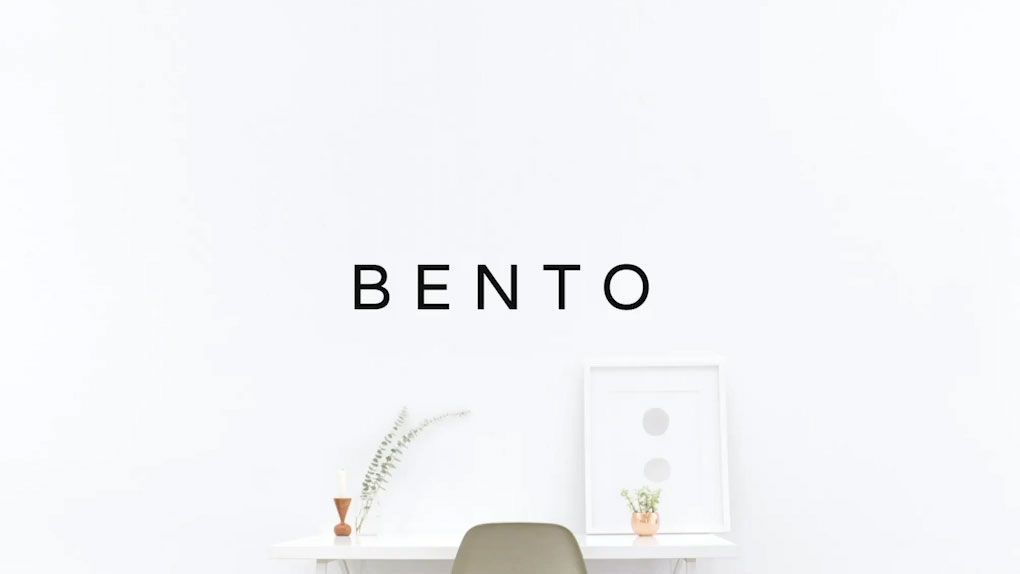 Bento template | Pitch