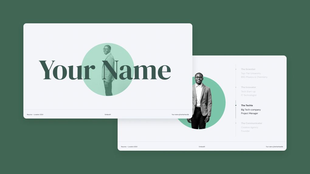 Resume: Modern template | Pitch