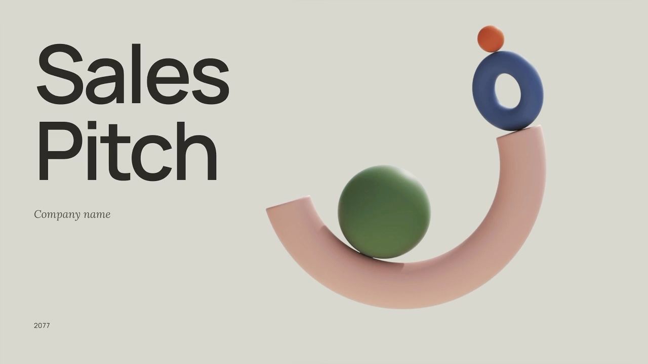 Sales Pitch template | Pitch