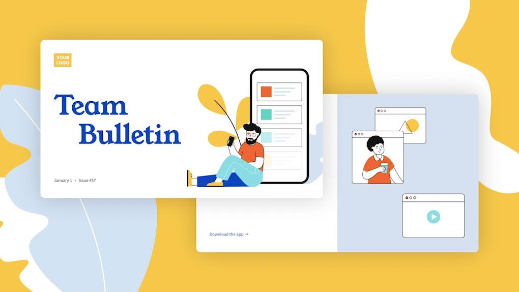 Team Bulletin template | Pitch