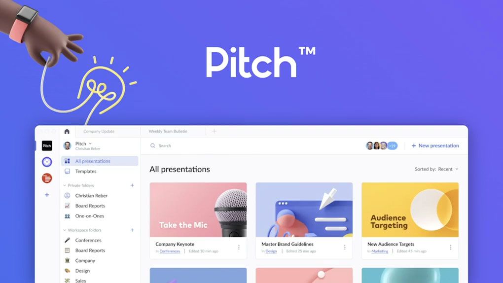20+ free creative presentation templates | Pitch